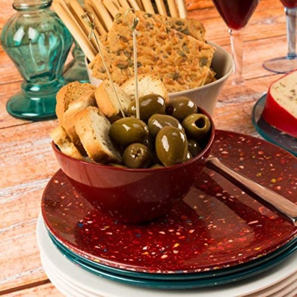 Zak Designs | Dining | Zak Designs Confetti Dinner Plates | Poshmark